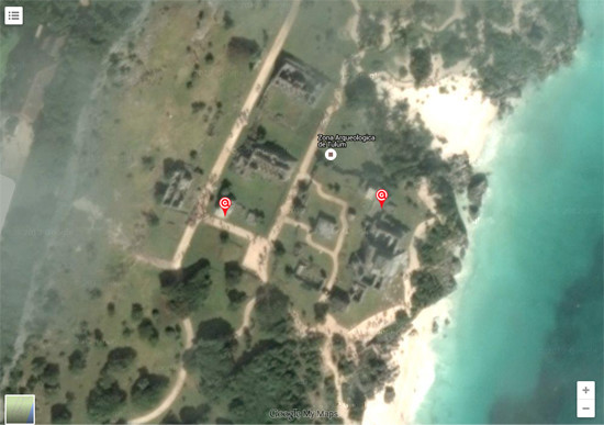 Tour (Map) of the Maya Ruins at Tulum, Mexico • Approach Guides
