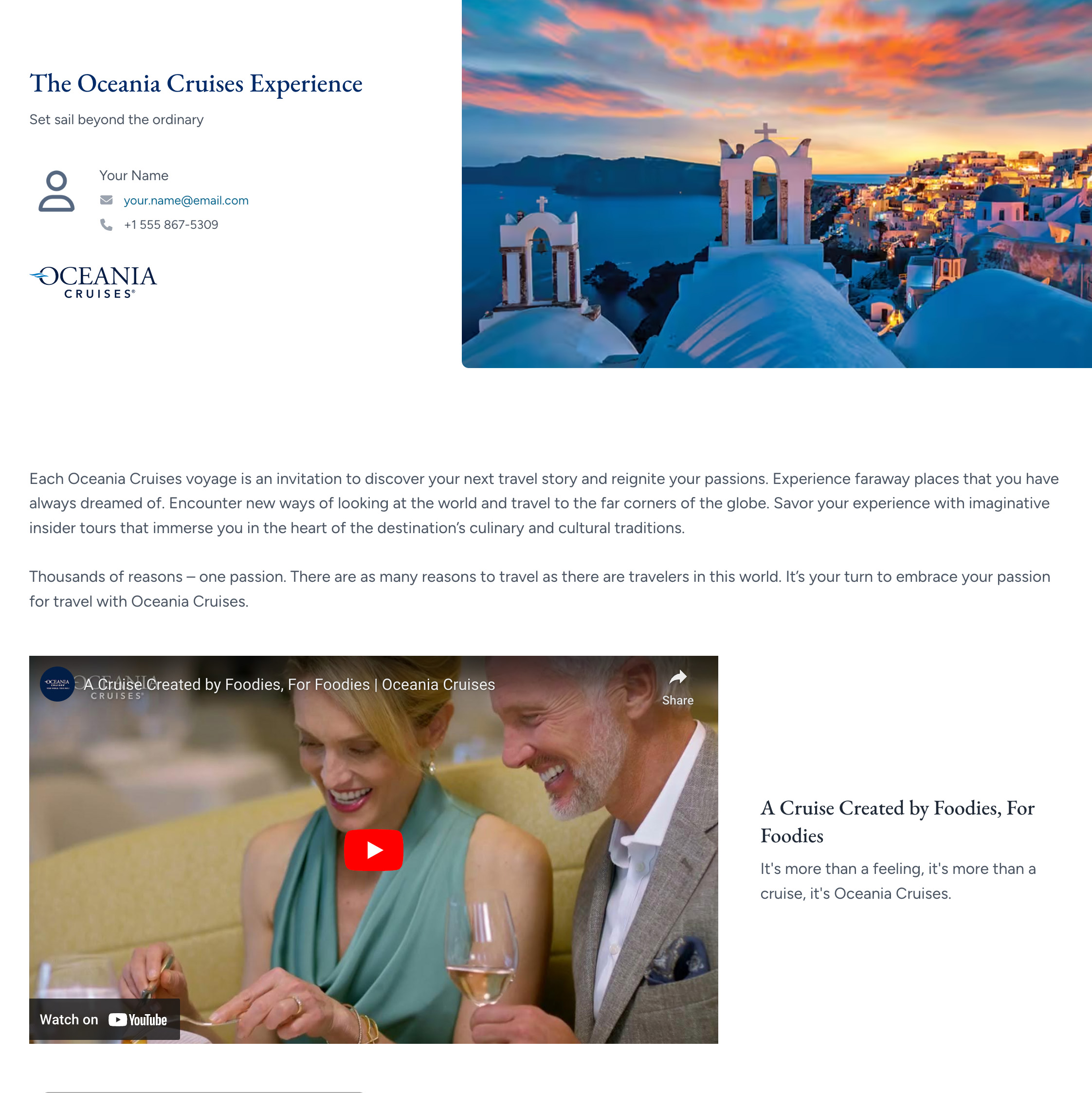 Oceania Cruises Launches with Approach Guides • Approach Guides